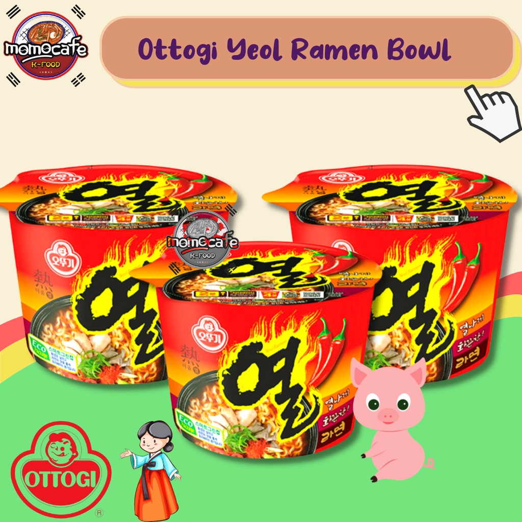 Jual Ottogi Yeol Ramen Bowl - Spicy Ramen Made In Korea Indonesia ...