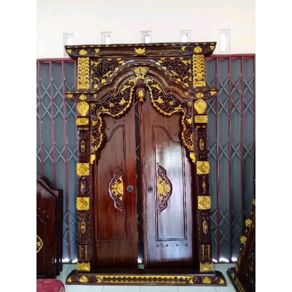 Jual GEBYOK UKIR KHAS JAWA PINTU GAPURA UKIR UKURAN 150CM | Shopee ... Jual GEBYOK UKIR KHAS JAWA PINTU GAPURA UKIR UKURAN 150CM | Shopee ...