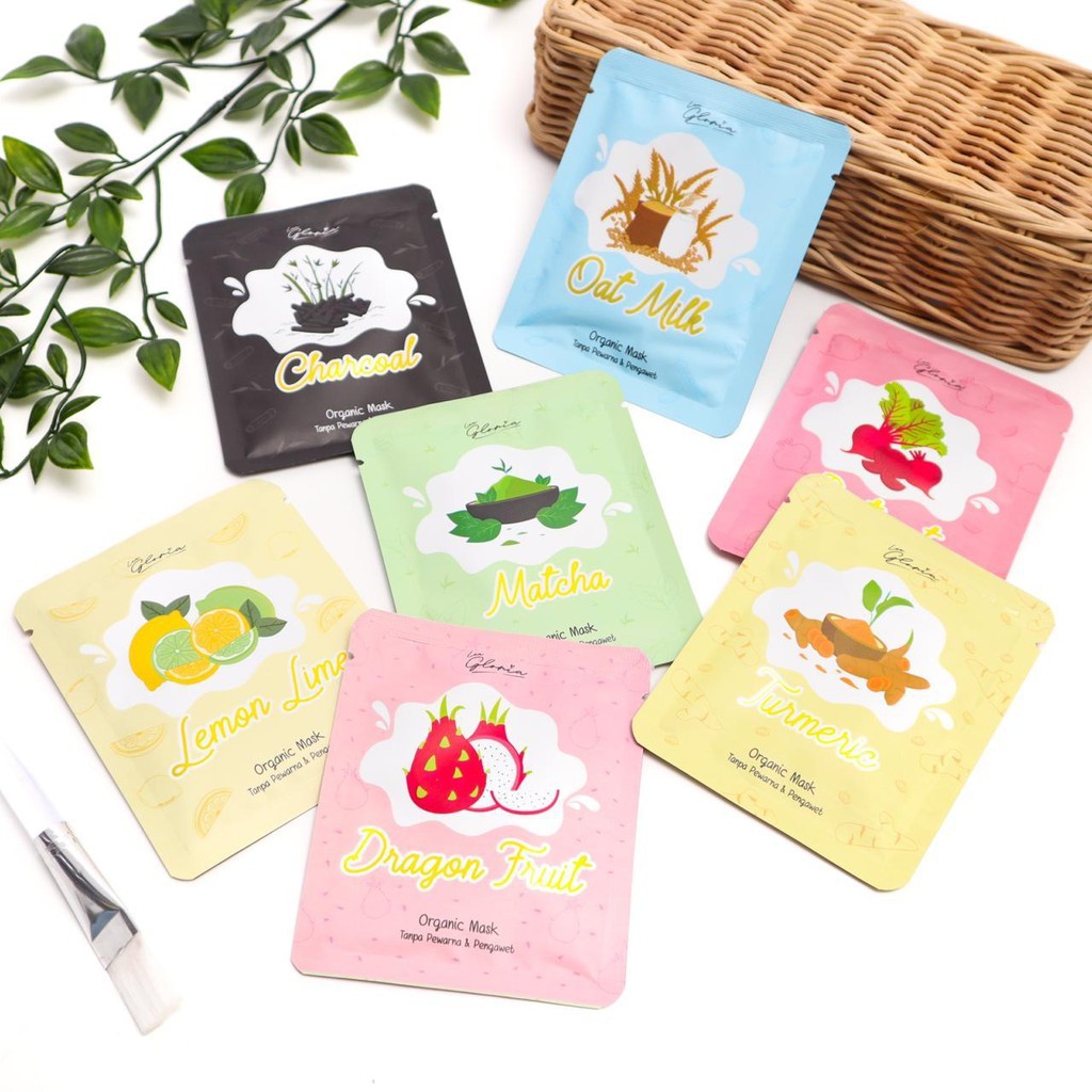 Jual [KEMASAN BARU] MASKER BUBUK BY LEA GLORIA ORGANIK MASKER WAJAH MASKERBYLEA 15 GRAM | Shopee ...
