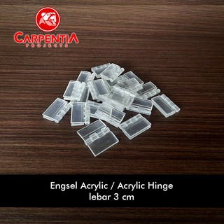 Jual Engsel Akrilik / Acrylic Hinge lebar 3 cm | Shopee Indonesia