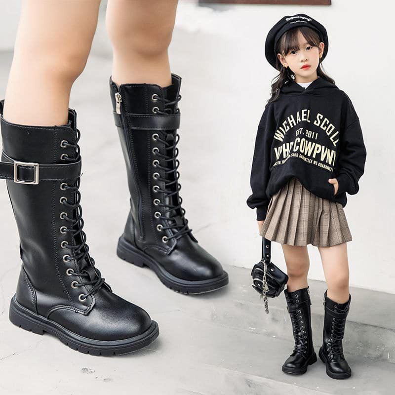 Jual SEPATU BOOTS ANAK/ POSHY HAZEL LONG BOOTS/ KIDS LONG BOOTS/ SEPATU ...