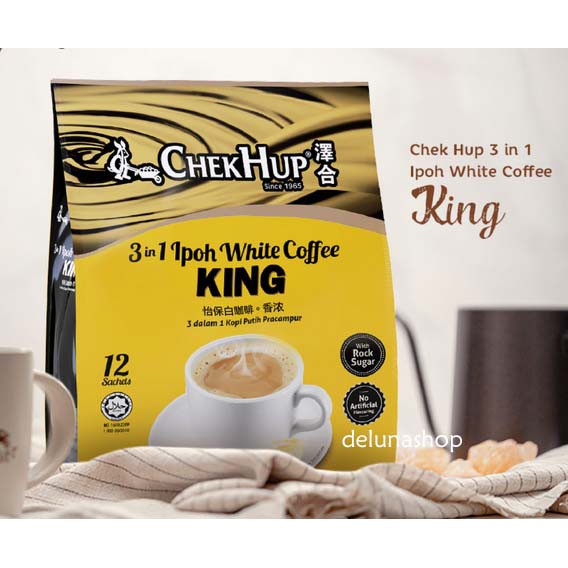 Jual Chek Hup King 3 in 1 Ipoh White Coffee Kopi Instant Chekhup ...