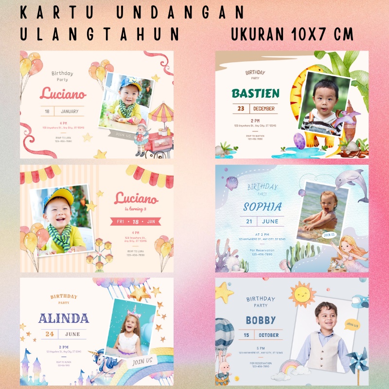 Jual (ISI 100) UNDANGAN ULANG TAHUN PAKAI FOTO / UNDANGAN ULTAH / KARTU ... Jual (ISI 100) UNDANGAN ULANG TAHUN PAKAI FOTO / UNDANGAN ULTAH / KARTU ...