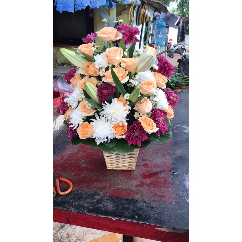 Jual Bunga dekorasi bunga standing bunga meja Ucapan selamat dan duka ...