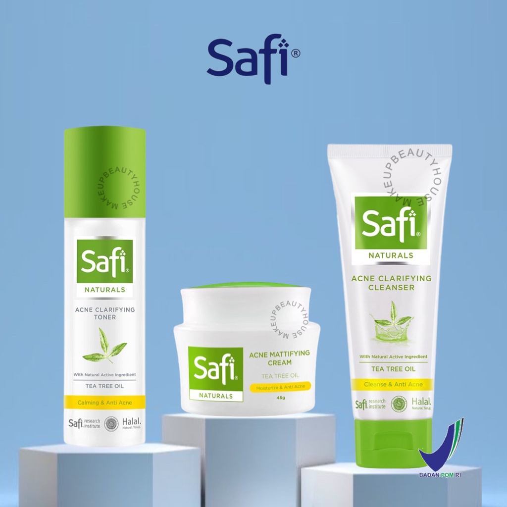 Jual SAFI Naturals Acne Series (Cream / Cleanser / Toner) | Shopee ...