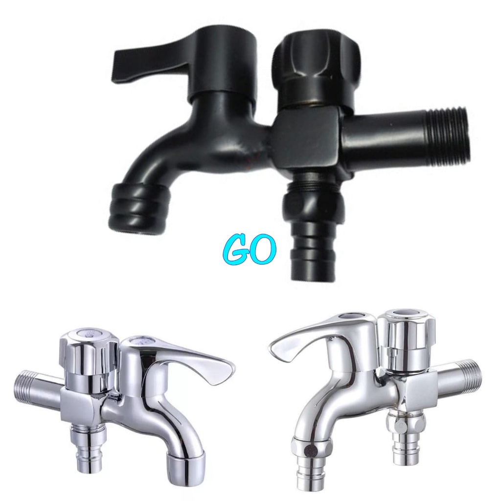 Jual Kran Cabang Combo - Kran Double Shower - Keran AIr Tembok Cabang - Keran Shower Tembok ...