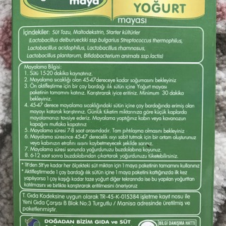 Jual Bibit Yoghurt Turki probiotik 1 SACHET biang yogurt bibit yoghurt ...