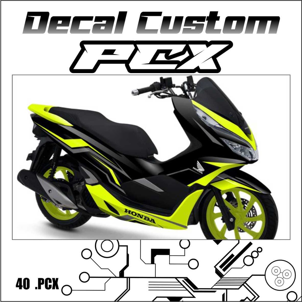 Jual Decal/Sticker PCX Fullbody Gratis Laminasi Bisa Tambah Nama ...