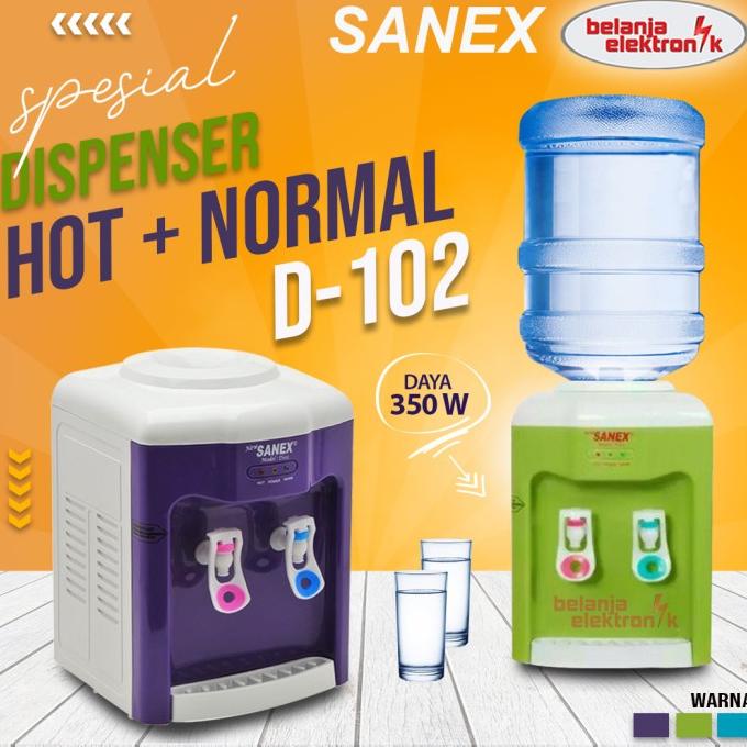 Jual DISPENSER PORTABLE - DISPENSER AIR MINUM PANAS DAN NORMAL SANEX ...