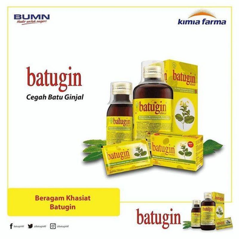 Jual Batugin Elixir 300 ML [ Obat Saluran Kemih / Batu Ginjal ]- Susah ...