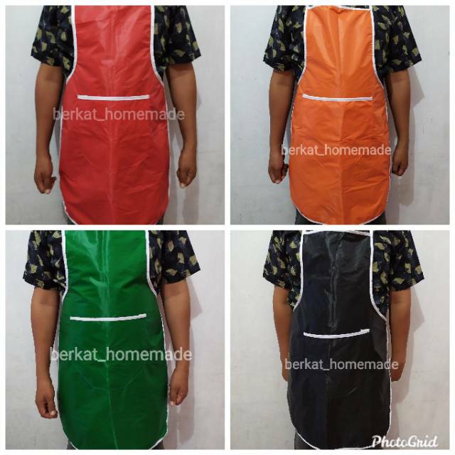 Jual APRON PARASUT PRASIT CELEMEK BARISTA DEWASA ANTI AIR MURAH ...