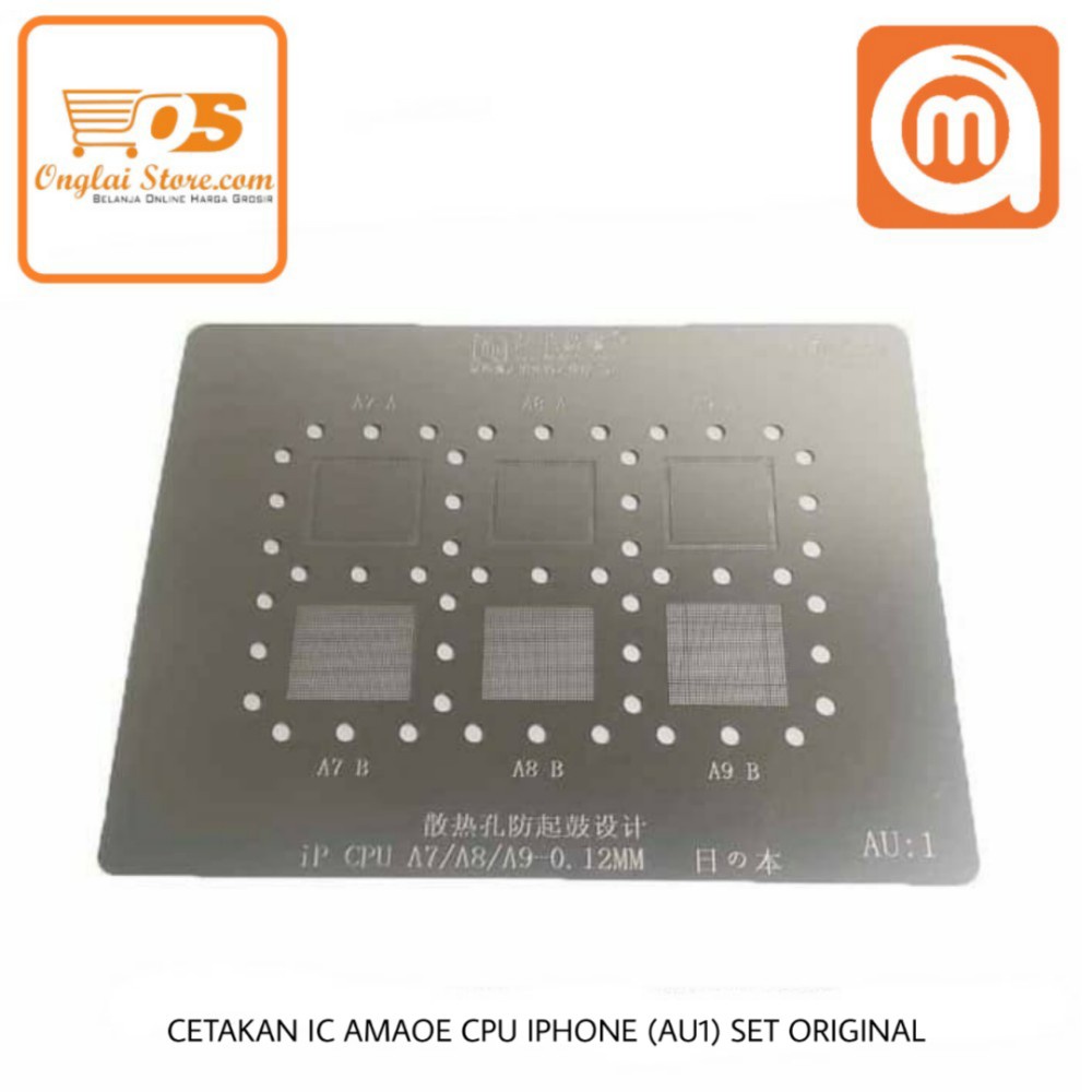 Jual CETAKAN IC AMAOE CPU IPHONE (AU1) SET ORIGINAL | Shopee Indonesia