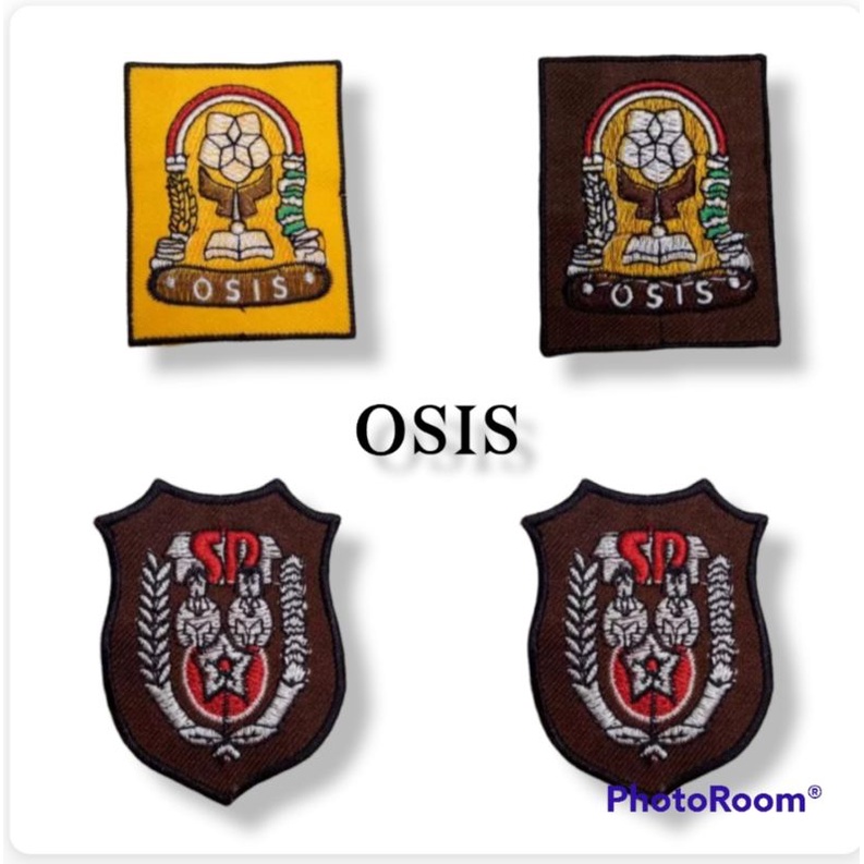 Jual ( COD ) BADGE , BET OSIS SD, SMP, SMA MURAH, LOGO LAMBANG, BORDIR ...