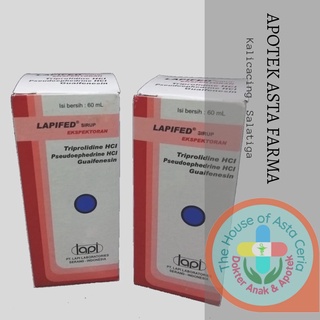 Jual Lapifed Ekspektoran Syrup 60ml Untuk Batuk Berdahak | Shopee Indonesia