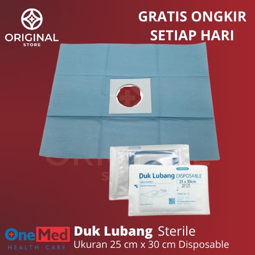 Jual Duk Lubang Steril / Duk Operasi Bolong Onemed | Shopee Indonesia