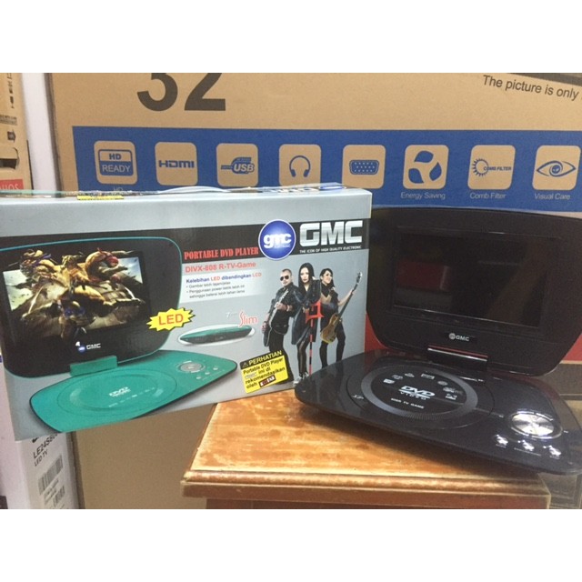 Jual DVD PORTABLE GMC 7"(7,8")/7 inch(7,8 inch) | Shopee Indonesia