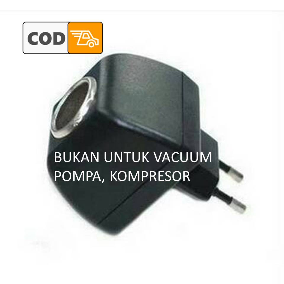 Jual Adaptor Colokan Lighter Mobil ke Listrik (Bukan utk Vacum Pompa ...