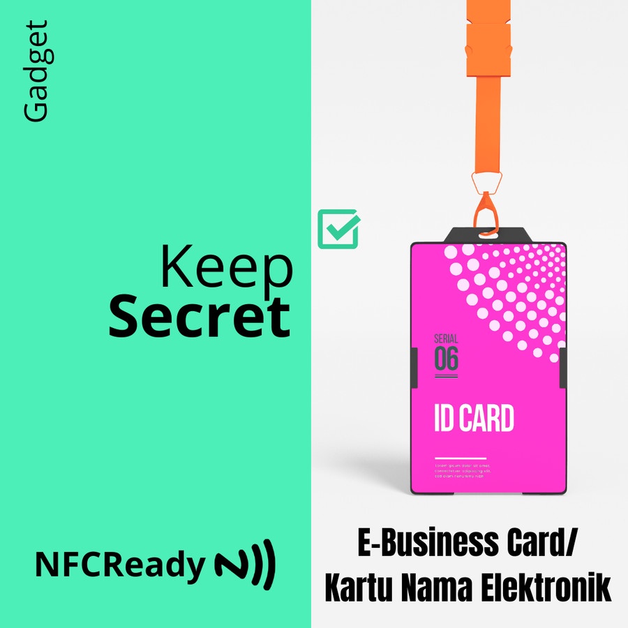 Jual E-Business Card / Kartu Nama Elektronik Dengan Fitur NFC dan QR ...