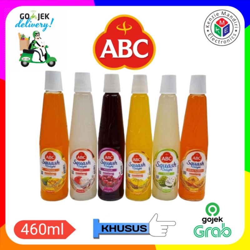 Jual ABC Syrup Squash 460ml All Variant-Multi Pack Indonesia|Shopee ...