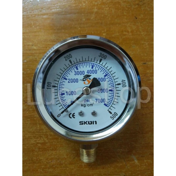 Jual 500 kg / 7000 psi Pressure Gauge / Manometer 2,5 inchi lucesh09 ...