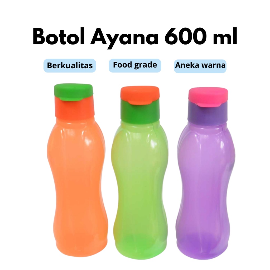 Jual Botol Minum Fliptop Ayana 600 ml | Souvenir Ultah acara lainnya ...