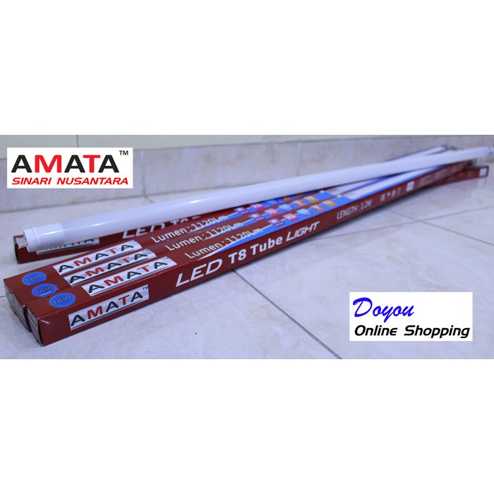 Jual Lampu LED AMATA T8 Tube 16W | Shopee Indonesia