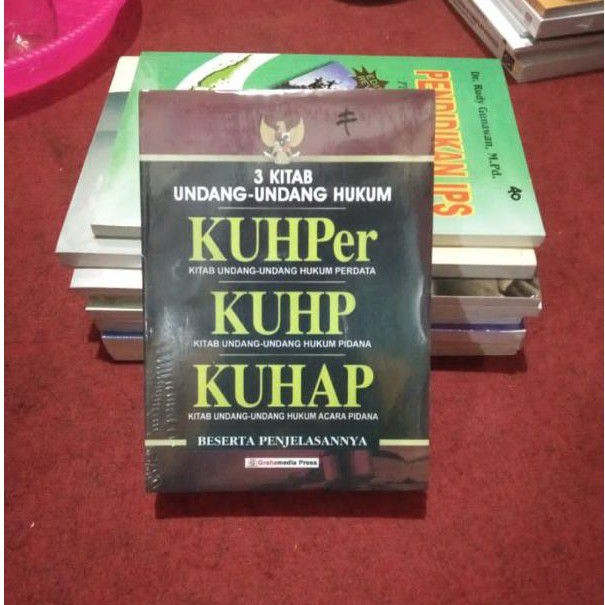 Jual 3 kitab undang-undang hukum kuhper kuhp kuhap beserta ...