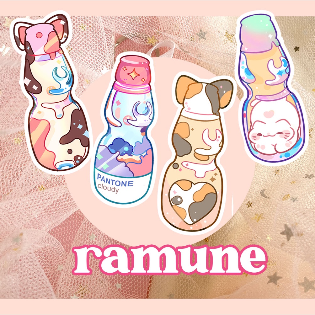 Jual Stiker Ramune Magical Sticker Aesthetic Japanese Ramune Snack ...