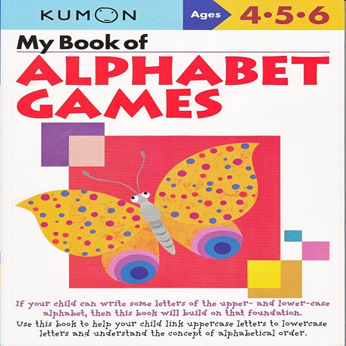 Jual KUMON My Book of Alphabet Games (4-5-6) | Shopee Indonesia