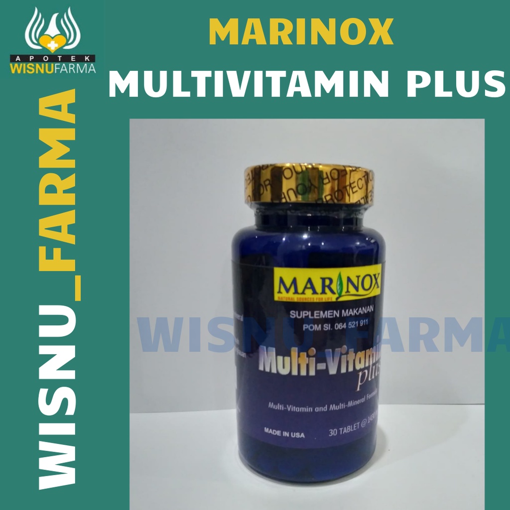 Jual MARINOX MULTIVITAMIN PLUS ISI 30 KAPSUL | Shopee Indonesia