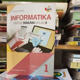 Jual buku informatika kelas 10/X/1 sma ma Erlangga revisi | Shopee Indonesia