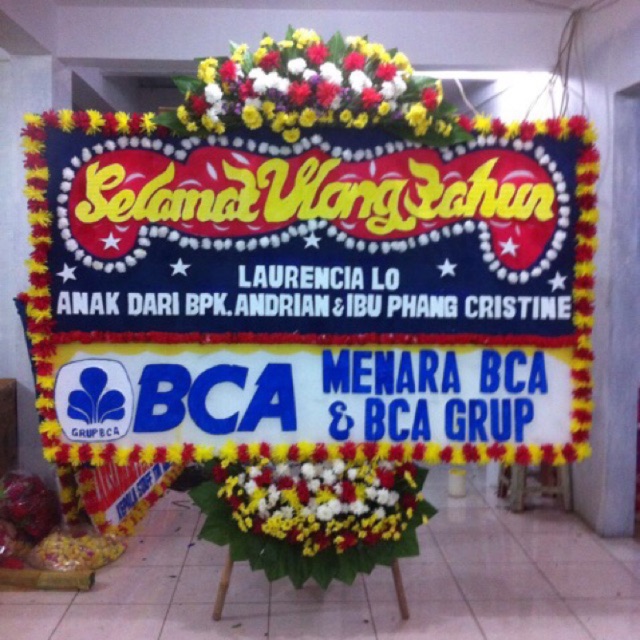 Jual Papan Bunga Segar 2 x 1,25m (FREE ONGKIR JAKARTA & TANGERANG ...