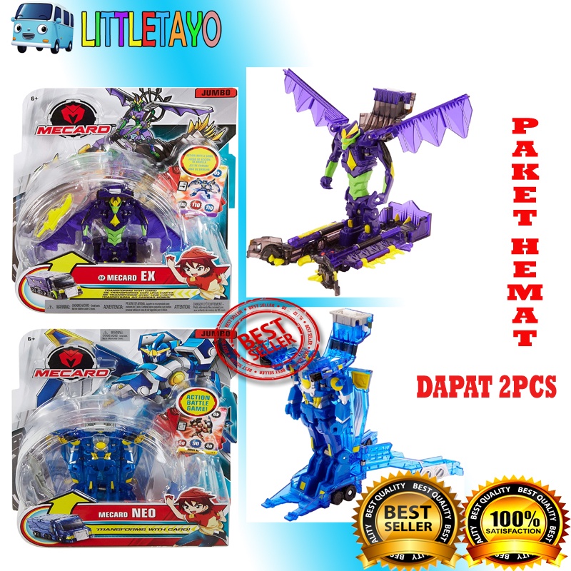 Jual MECARD TOYS JUMBO NEO & EX SET 2 Pcs MECARD NEO & MECARD EX ...
