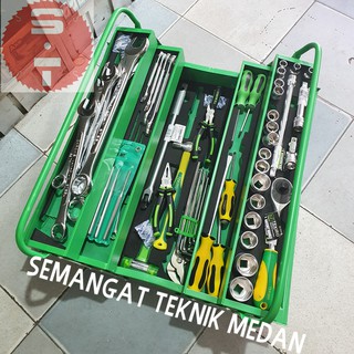 66pcs TEKIRO MEKANIK TOOLBOX TOOL SET KIT MECHANIC BOX 66 pcs TEKIRO | Shopee Indonesia