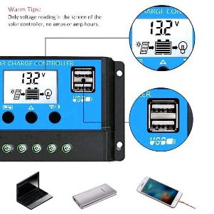 Jual PROMO 10A LCD Solar Cell Charger Controller with Dual USB 5V Controller Panel Surya Terbaik ...