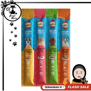 Jual snack / cemilan anjing SMARTHEART DOG CREAMY TREATS 15GR | Shopee ...