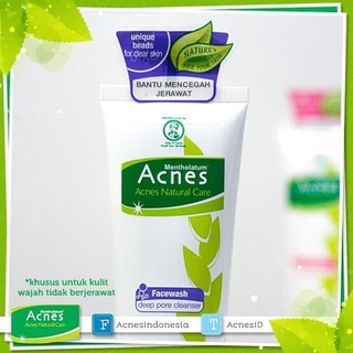 Jual Acnes Face Wash Deep Pore Cleanser 100g / Sabun muka / Facial wash ...