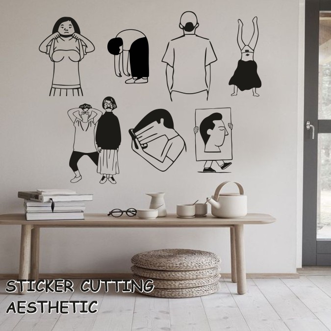 Jual Stiker Dinding Aesthetic Sticker Dekorasi Dinding Untuk Kamar ...