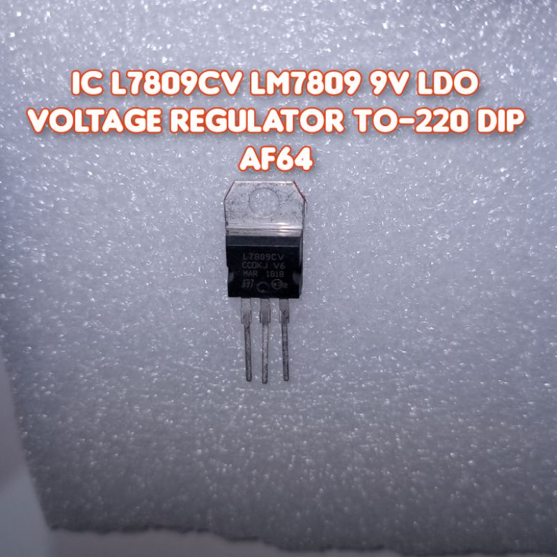 Jual IC L7809CV LM7809 9V LDO Voltage Regulator TO-220 DIP AF64 ...