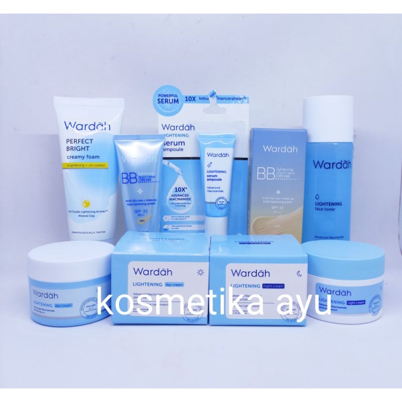 Jual Paket Kosmetik Wardah Pelembab Wajah / Paket Wardah Skincare ...
