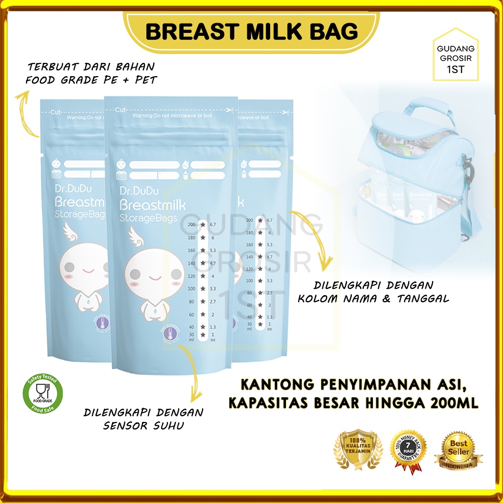 Jual Kantong ASI Plastik | Tempat Susu Bayi | Breast Milk Bag | Shopee ...