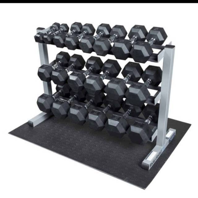 Jual Rak Dumble Set 3 Tingkat Komersil Lokal Standart Import | Shopee ...