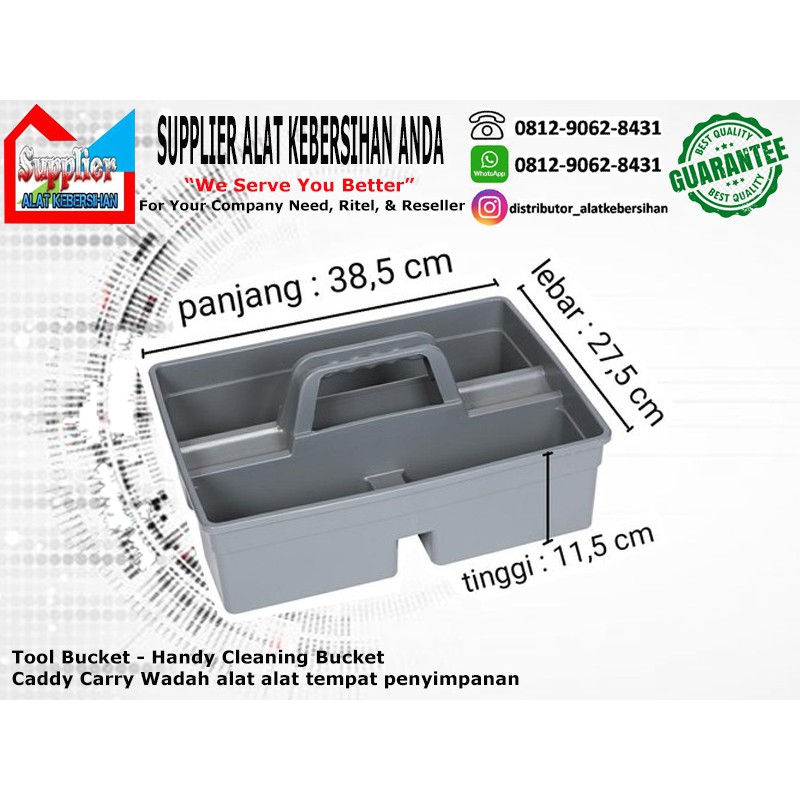 Jual Wadah alat alat tempat penyimpanan/ Tool Bucket - Handy Cleaning ...