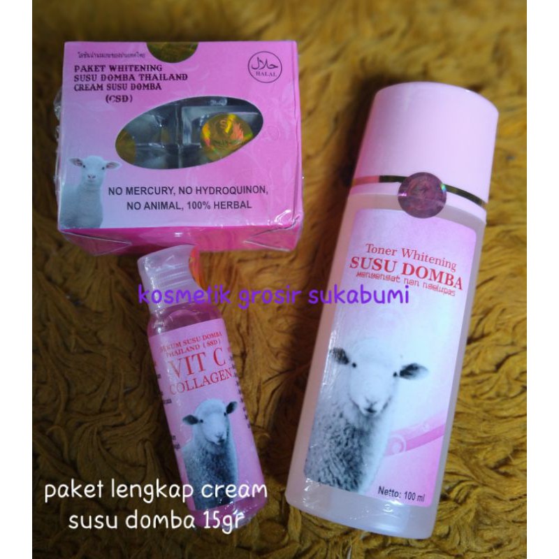 Jual Paket lengkap cream susu domba 15gr | Shopee Indonesia Jual Paket lengkap cream susu domba 15gr | Shopee Indonesia