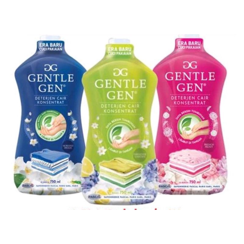 Jual Gentle Gen Detergent Cair Konsentrat - 750 ml All Variant ...