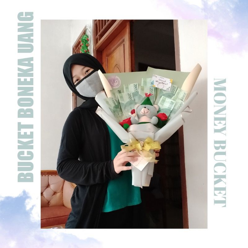 Jual bucket uang || bucket wisuda || bucket ulang tahun || hadiah ulang ...
