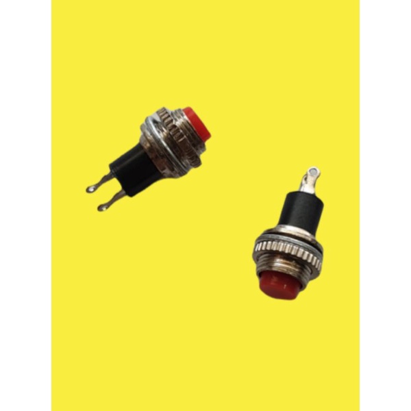 Jual Switch Push On Button Besi Kaki 2 Pin 2P | Shopee Indonesia