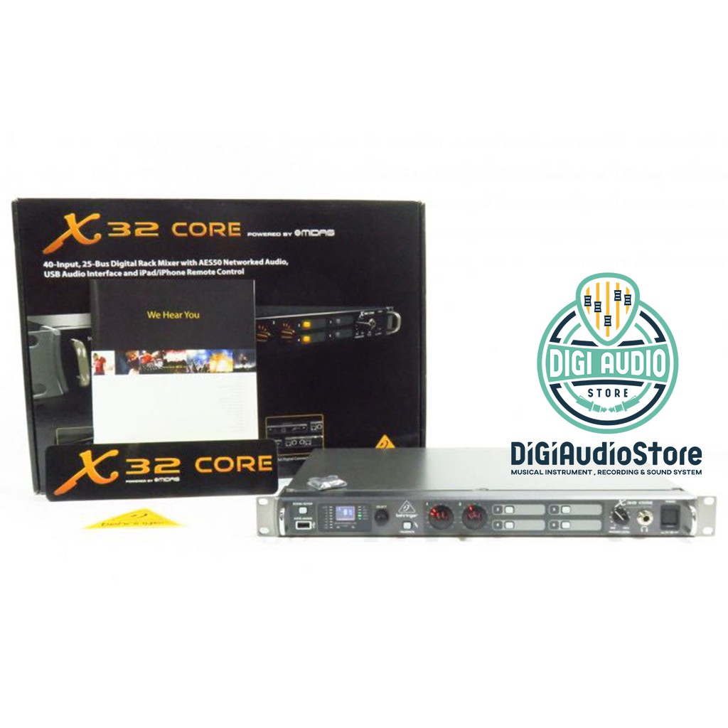 Jual Behringer X32 Core 40 Channel 25 Bus Digital Audio Rack Mixer [ X ...