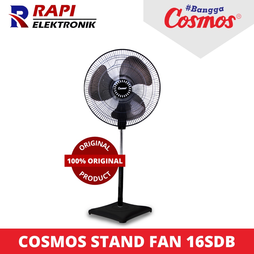 Jual COSMOS STAND FAN KIPAS ANGIN BERDIRI 16SDB | Shopee Indonesia