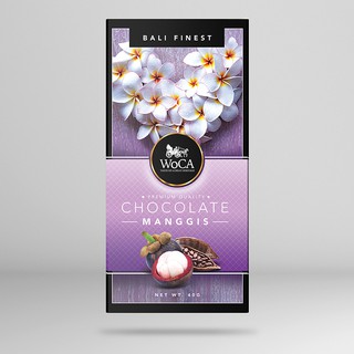 WoCA Cokelat Manggis Premium Chocolate Bar 40 gram | Shopee Indonesia